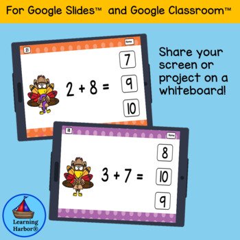 Add to 10 Digital Game Show Turkey Theme - Learning Harbor Resources ...