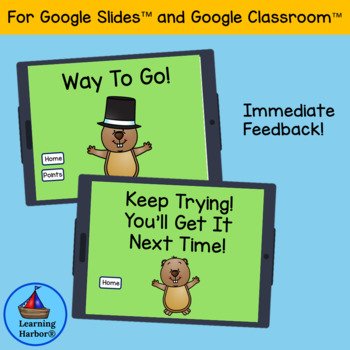 Adding Multiples of 10 Groundhog at School for Google Classroom ...