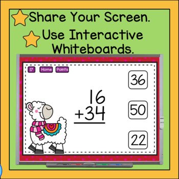 Adding Two Digit Numbers With Regrouping Valentine Lamas Google ...