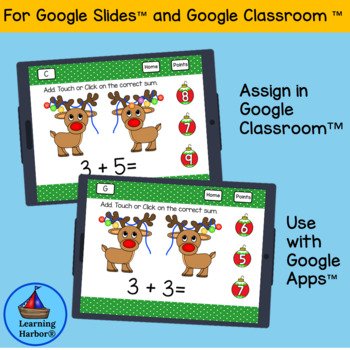 Addition within 10 Digital Math Resource with Picture Support ...
