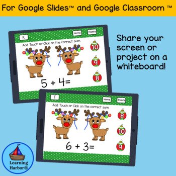 Addition within 10 Digital Math Resource with Picture Support ...