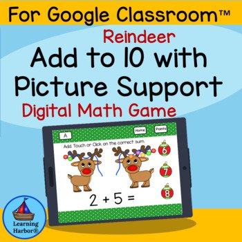 Addition within 10 Digital Math Resource with Picture Support ...