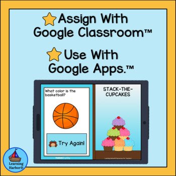 Cupcake Hunt Game Color Words for Google Classroom™ - Learning Harbor ...