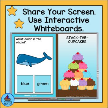 Cupcake Hunt Game Color Words for Google Classroom™ - Learning Harbor ...