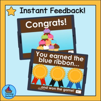 Cupcake Hunt Game Color Words for Google Classroom™ - Learning Harbor ...