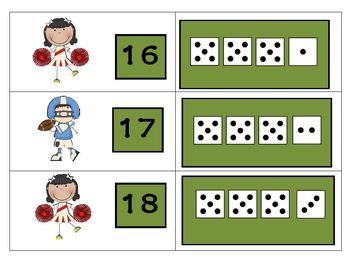 Football Fun Teaching Teen Numbers - Learning Harbor Resources for Teachers