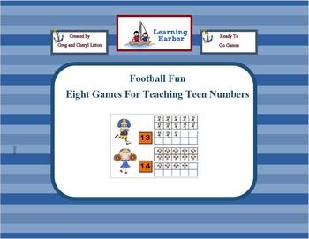 Football Fun Teaching Teen Numbers - Learning Harbor Resources for Teachers