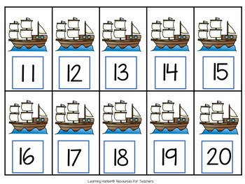 Thanksgiving Eight Games For Teaching Teen Numbers - Learning Harbor ...