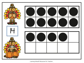 Thanksgiving Eight Games For Teaching Teen Numbers - Learning Harbor ...