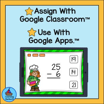 Two Digit Subtraction with Regrouping St. Patricks Day fun for Google ...